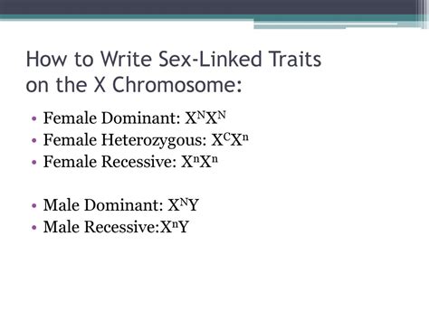 Sex Linked Traits Ppt Download