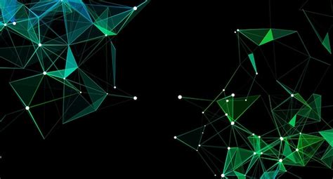 premium vector network connection structure digital background with