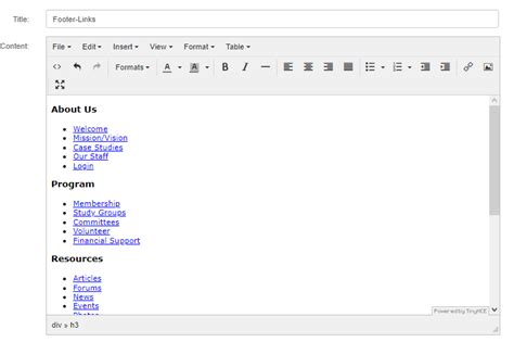 How Do I Edit The Footer Help Files How Do I Edit The Footer Help Files
