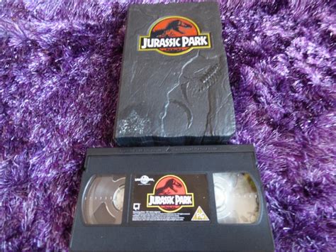 Jurassic Park Vhs Video In Limited Edition Fossil Case 1992 £1499