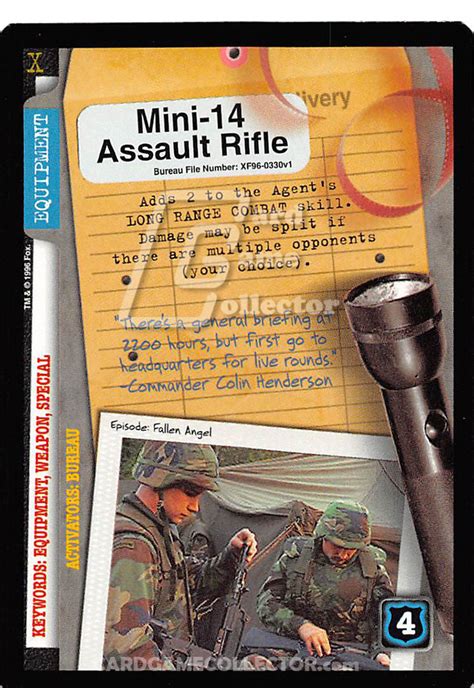 Mini 14 Assault Rifle X Files Ccg