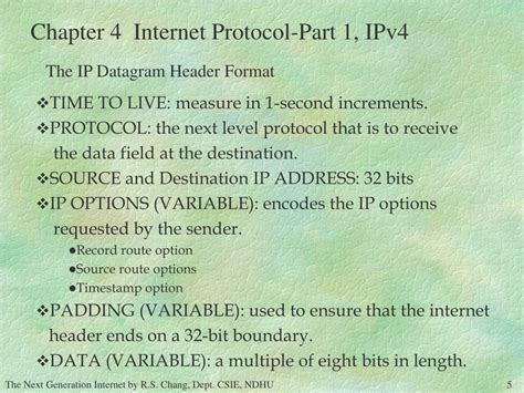 PPT Chapter Internet Protocol Part IPv PowerPoint Presentation ID