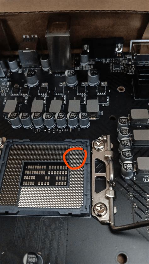 My Motherboard Pin Is Slightly Bend Rpcbuild