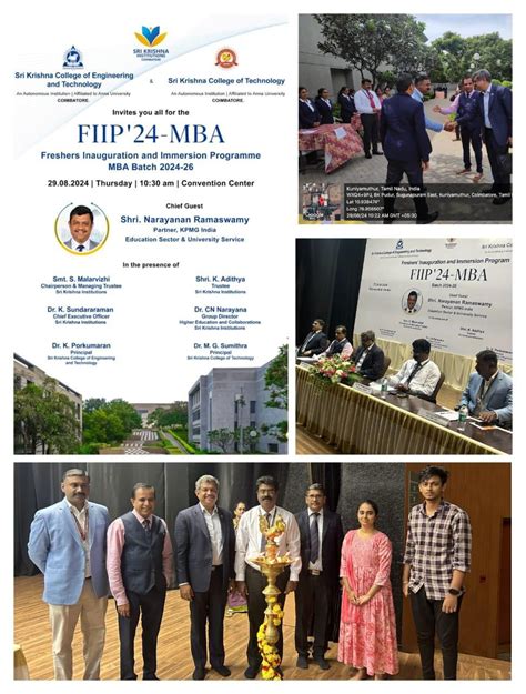 Dr Suyam Praba R On Linkedin Skcet And Skct Freshers Inauguration And Immersion Program Fiip