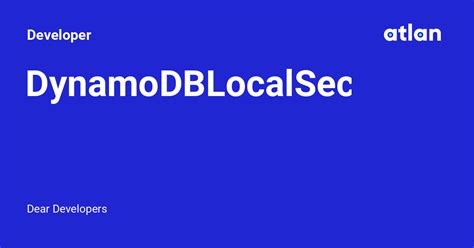 Dynamodblocalsecondaryindex Developer