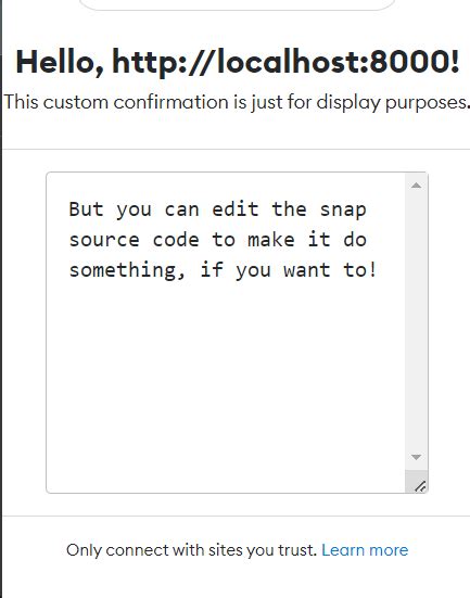 Building A Snap Start Here MetaMask Snaps Discussion GitHub