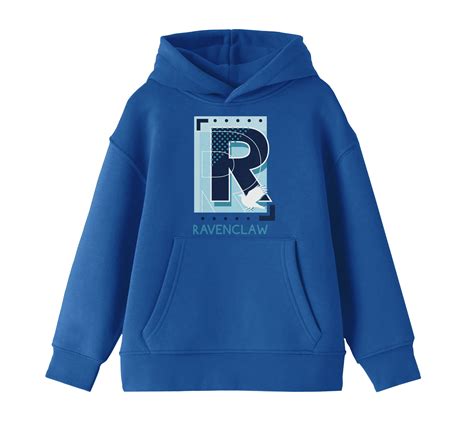Harry Potter Ravenclaw R Logo Youth Royal Blue Sweatshirt Medium