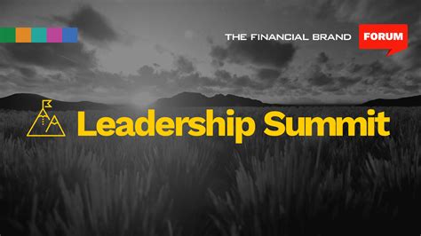 The Financial Brand Forum Ceo Leadership Summit