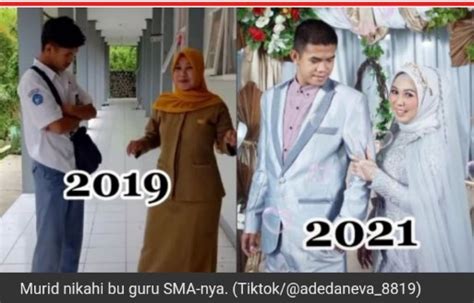 Viral Murid Nikahi Bu Guru Sma Perbedaan Usia Jadi Sorotan Warganet
