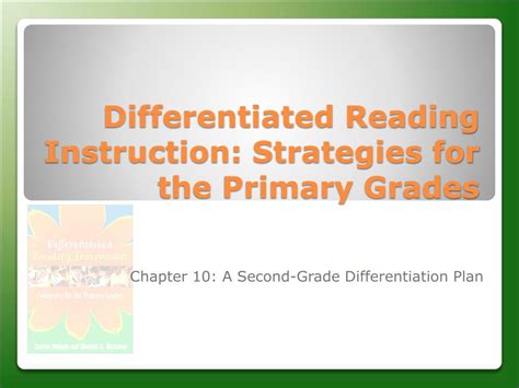 Ppt Differentiated Reading Instruction Strategies For The Primary