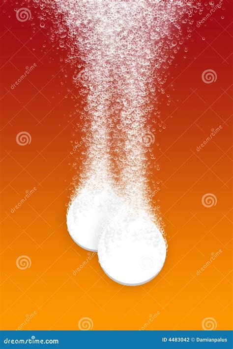 Fizzy Tablet Stock Illustration Illustration Of Vitamins 4483042