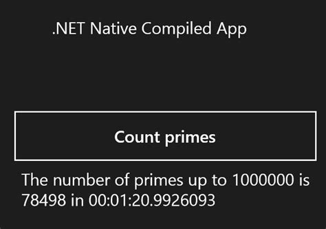 A Quick Hands On With Native Code Compilation For NET Tim Anderson S IT Writing
