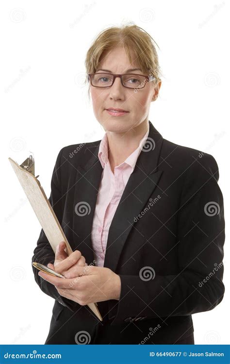 Portrait Of Office Worker Stock Image Image Of People 66490677