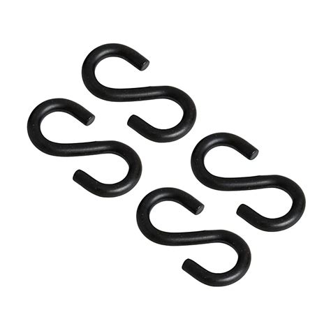 Diall Steel S Hook Pack Of 4 Diy At Bandq