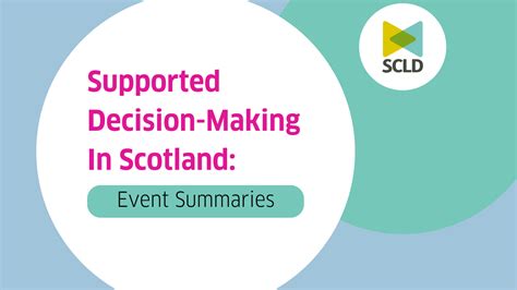 Supported Decision Making Seminars Scld
