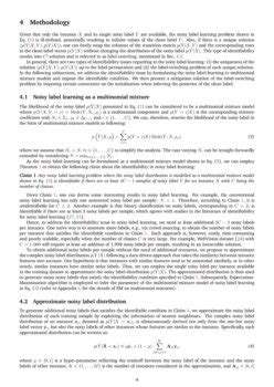 Towards The Identifiability In Noisy Label Learning A Multinomial
