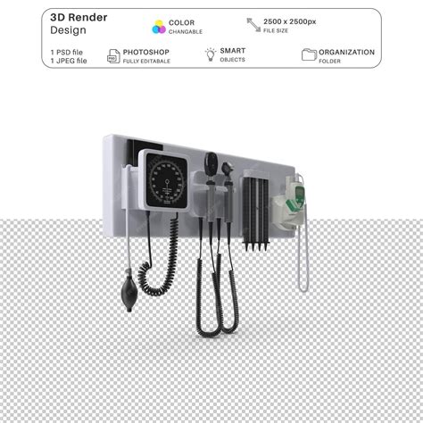 Premium Psd Combination Spanner Set Storage Clip 3d Modeling Psd File