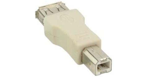 Inline Usb 2 0 Adapter Type A Female Type B Male Usb Cables And Adapters Cables Kvm