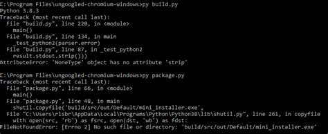 Unable To Build In Windows 10 Issue 1104 Ungoogled Software