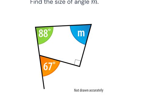 Find The Size Of Angle M Urately