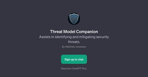 Threat Model Companion And 8 Other Ai Alternatives For Cybersecurity
