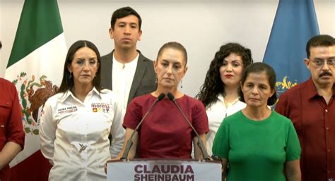 “yo Soy Candidata él Tiene Que Explicarlo” Dice Claudia Sheinbaum