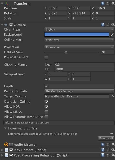 switching cameras first time increase fps unity engine unity