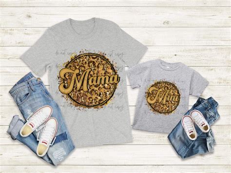 Mama Gold Leopard Transfer Sassy Sublimation And Screen Prints