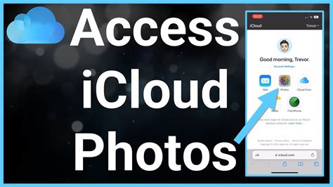 How To Access Icloud Photos On Iphone Youtube