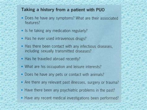 Pyrexia Of Unknown Origin Puo Ppt