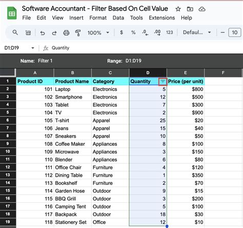 Google Sheets Filter Based On Cell Value 2 Simple Methods