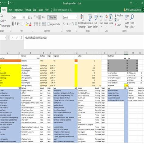Iot Maturity Model Assessment Tool In Excel B The Iot Maturity Model