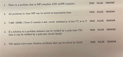 Solved There Is A Problem That Is Np Complete And Chegg