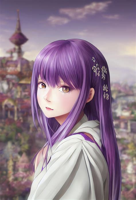 Anime Girl Purple Hair 1 By Clubhouseconvos On Deviantart