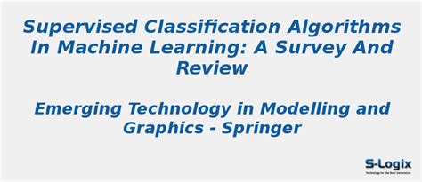 Supervised Classification Algorithms In Machine Learning S Logix