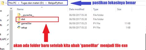 cara mengubah python py menjadi exe dengan py2exe ~ belajar python