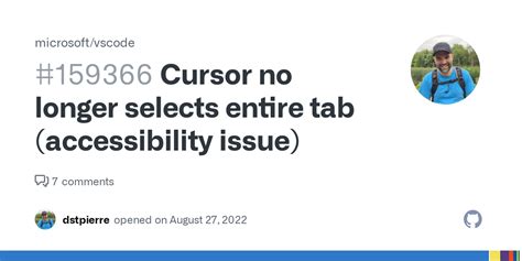 Cursor No Longer Selects Entire Tab Accessibility Issue · Issue