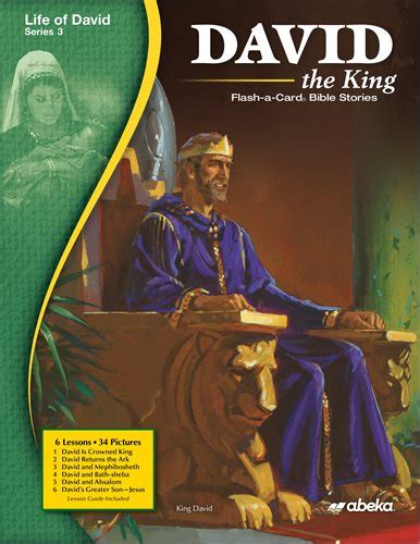 Abeka Product Information David The King Flash A Card Bible Stories—revised