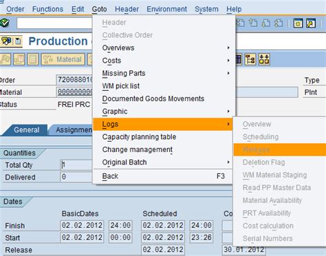 Solved Process Order Release Rejection Sap Community