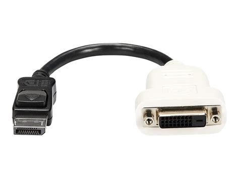 StarTech DisplayPort To DVI Adapter X Display Port To DVI Dongle Passive DP To