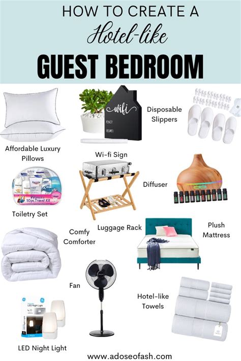 Guest Bedroom Essentials Create A Hotel Like Experience On A Budget