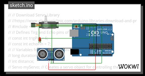 Smart Trash Bin Copy Wokwi ESP32 STM32 Arduino Simulator