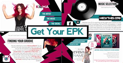 Electronic Press Kit Template For Musicians