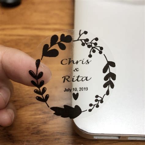 Custom Bakery Cake Labels Stickers 100 Pieces 37cm Personalised Logo