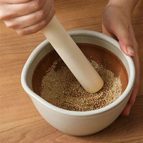 Ceramic Morter And Pestal