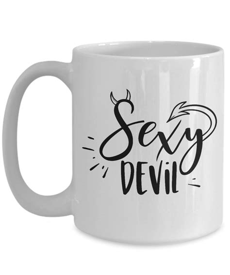 Funny Mug Sexy Devil Coffee Cup Etsy