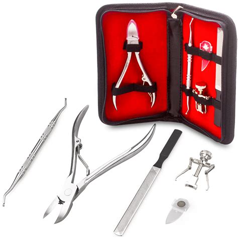 Ingrown Toenail Tool 5pcs Premium Stainless Steel Pedicure Kit