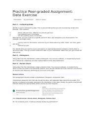 Practice Peer Graded Assignment Data Exercise Docx Practice