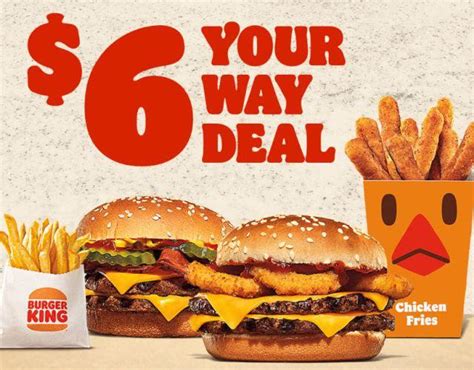 6 Your Way Deal R Burgerking