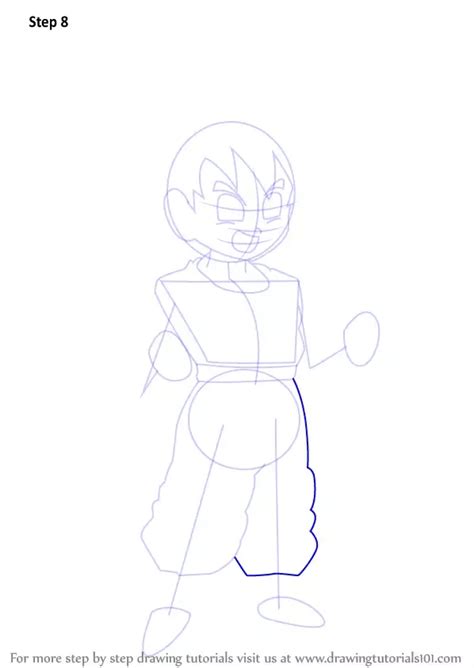 Learn How To Draw Kuririn From Dragon Ball Z Dragon Ball Z Step By Step